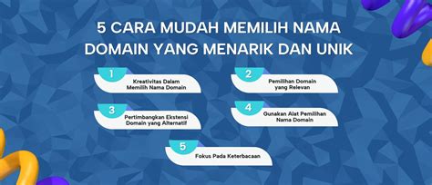 5 Cara Mudah Memilih Nama Domain yang Menarik dan Unik