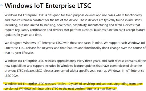 License Inquiry For Windows 10 Iot Enterprise Ltsc 1809 And 21h2 Microsoft Qanda