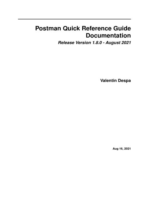 Postman Readme Guide Download Free Pdf Json Hypertext Transfer Protocol