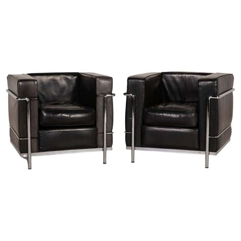 Authentic Signed Cassina Le Corbusier Lc1 Cowhide Lounge Chair At 1stdibs