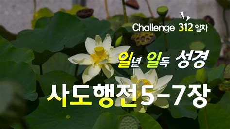 성경 일년일독 312일차 11월7일 사도행전5 7장 ㅣ 성경완독 ㅣ매일성경읽기ㅣ성경듣기 ㅣ드라마 바이블 Youtube
