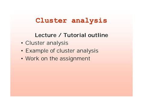 Spss Tutorial Cluster Analysis Pdf Science