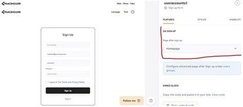 complete guide redirect users to the page they were before signing up