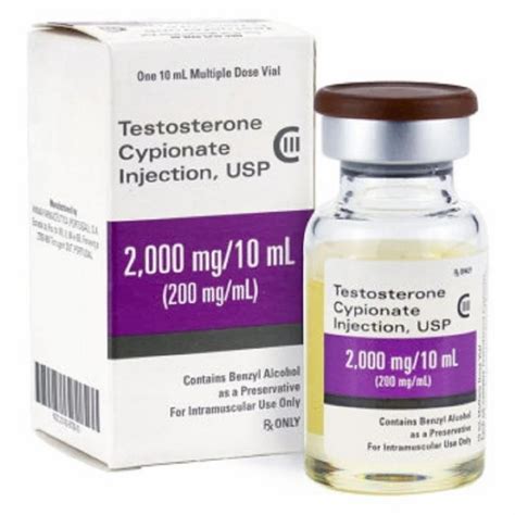 2000mg Testosterone Cypionate Injection 200 Mg Ml At ₹ 450 Vial In Kaithal