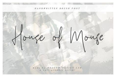 House Of Mouse Script By Creamy Script On Creativemarket