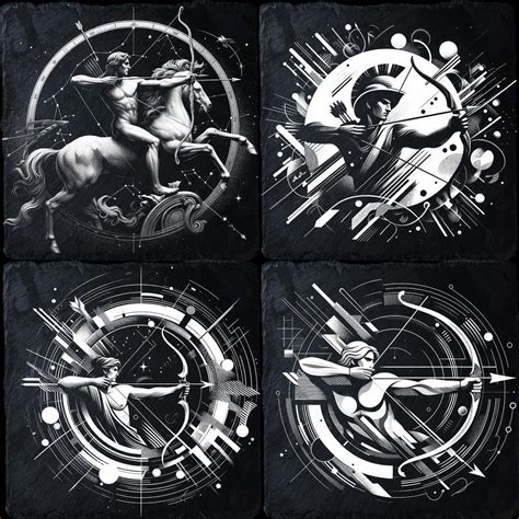 Sagittarius Constellation 4 Png Files For Slate Laser Engraving