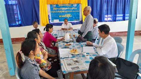 ရွှေပြည်သာမြို့နယ် လူထုအခြေပြုဗဟိုဌာန Community Centre ခန်းမ၌ စာဖတ်ဝိုင်းကျင်းပ Information