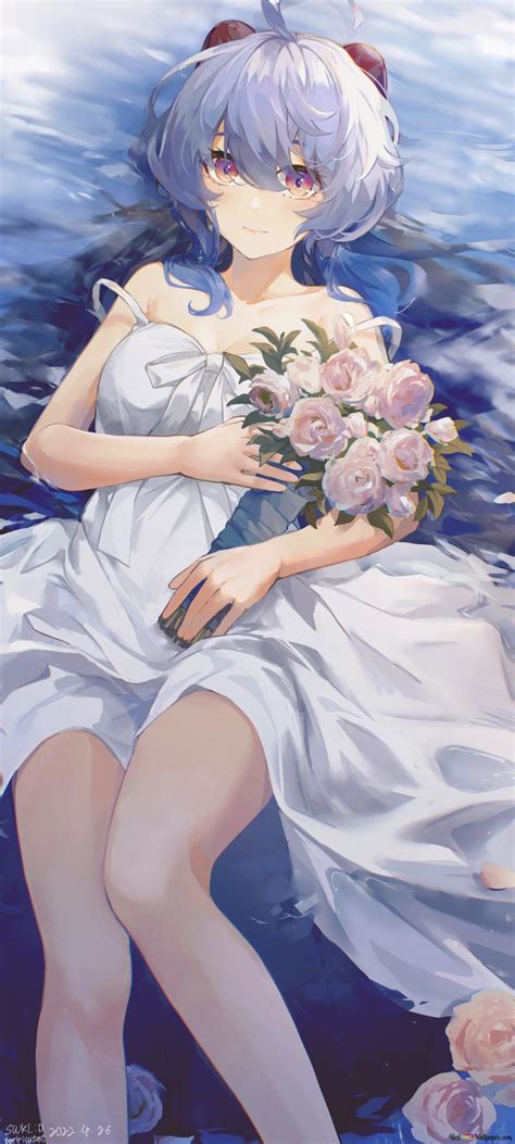 Gorgeous Anime Girl Ganyu Genshin Impact 2k Wallpaper Download