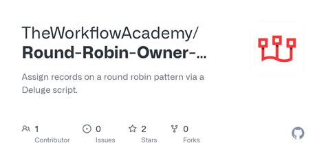 Github Theworkflowacademyround Robin Owner Assignment Deluge Assign Records On A Round Robin