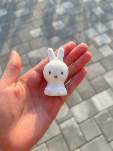 Bunny Figurine Bunny Clay Sculpture Bunny Trinket Etsy