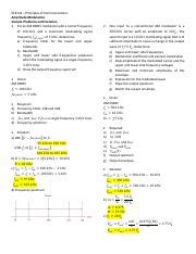 Amplitude Modulation Sample Problems With Solution Pdf ECE Principles Of
