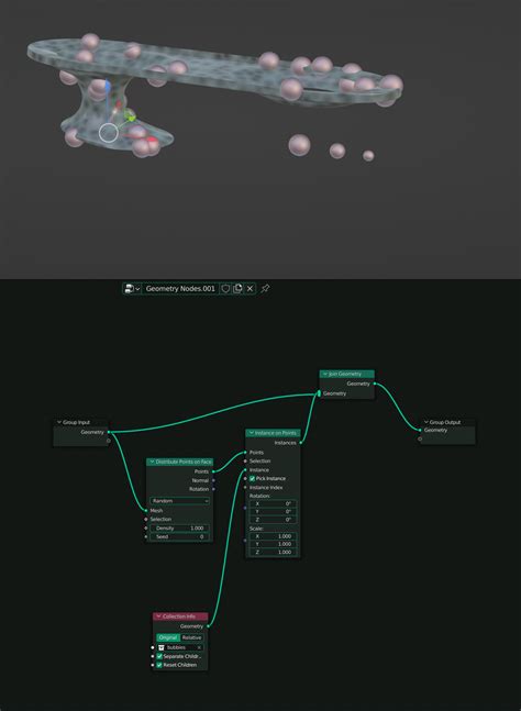 Why Won T My Geometry Nodes Stick To My Mesh Blender Stack Exchange