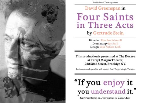 Four Saints In Three Acts Lucille Lortel Theatre