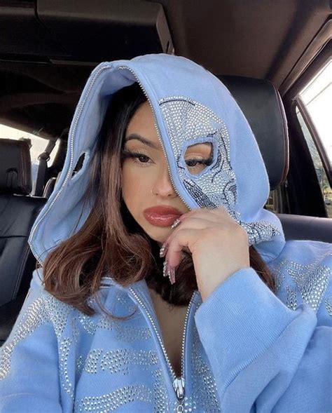 Y2k Rhinestone Zip Hoodie Womens Fashion Jacket Oversized Gothic