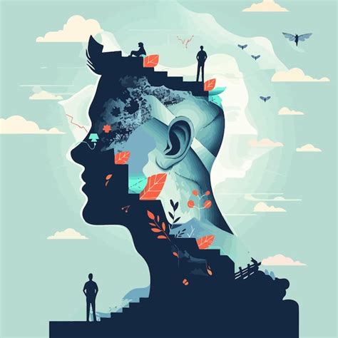 Premium Vector A Poster For A Man With A Man Standing In Front Of A