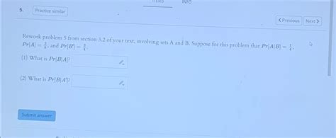 Solved Rework Problem 5 ﻿from Section 3 2 ﻿of Your Text
