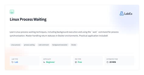 Aguardando Processos Linux Sincronização E Gerenciamento Labex