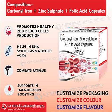Carbonyl Iron Elemental Iron 19 Mg Folic Acid 300 Mcg Vitamin B12