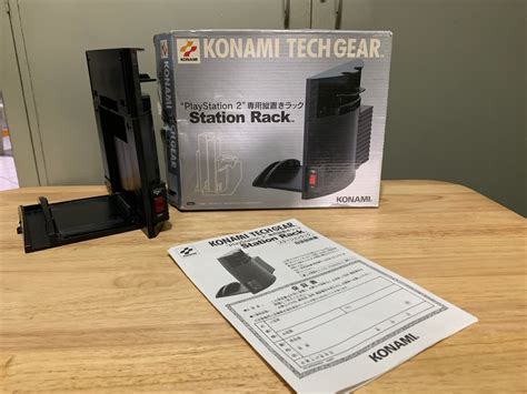 Manila s 100 Yen マニラ100円 Retro KONAMI TECH GEAR PS2 Station Rack