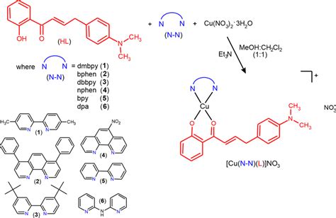 Scheme 1 Schematic Pathway Leading To The Preparation Of Complexes Download Scientific Diagram