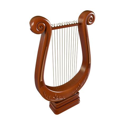 Antique Lyre Obj