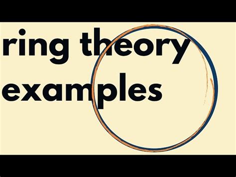 Free Video Abstract Algebra More Ring Theory Examples From Michael Penn Class Central