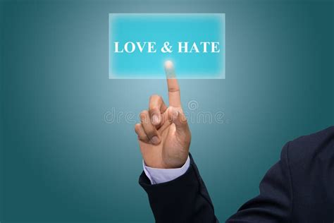 Love Vs Hate Symbol Wooden Cubes With Words Hate And Love Beautiful