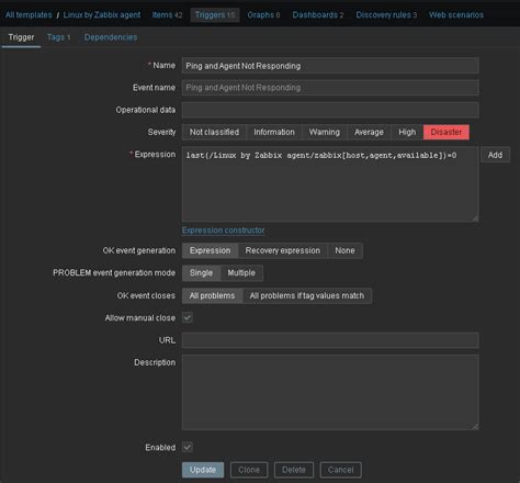 Advice On Zabbix Trigger Using Items From Different Templates Chat