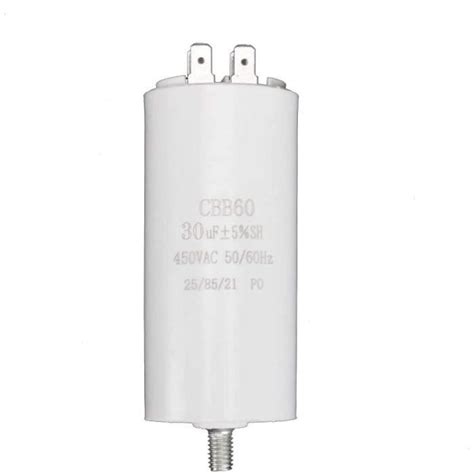 30UF CBB60 Condensateur moulé à Double Insertion avec vis en Bas