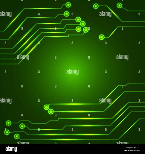 Hi Tech Circuit Board Vector Illustration Stock Vector Image And Art Alamy