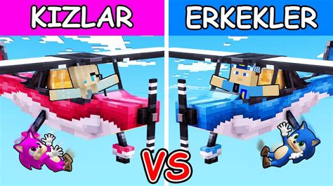 KIZLAR VS ERKEKLER UÇAK KAPIŞMASI YouTube
