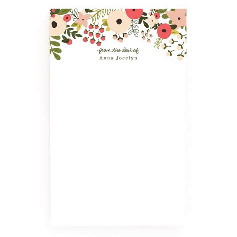 custom large notepad etsy