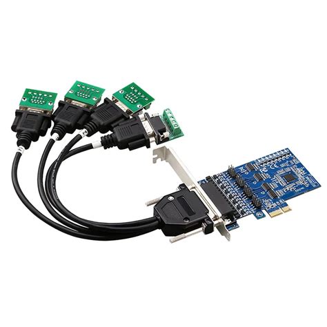 Pci E To Rs485 422 Expansion Card Industrial Grade Serial Card Converter With Voltage
