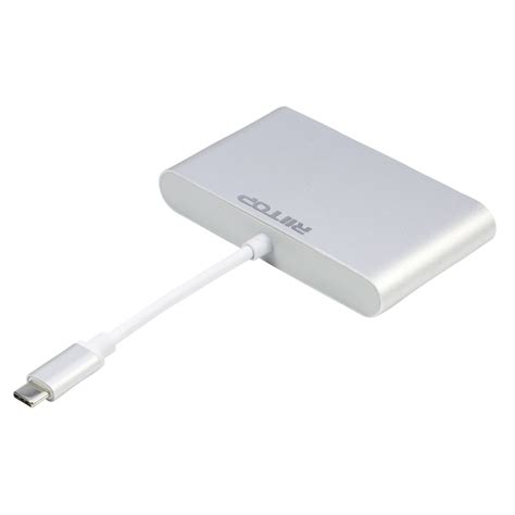 Riitop Usb C To Hdmi Ethernet Adapter With 1000mbps Lan Port Usb 30