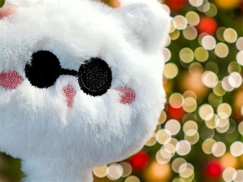 Anime Gojo Kitty Plush Jujutsu Kaisen Plush Cute Kitty Plush Etsy