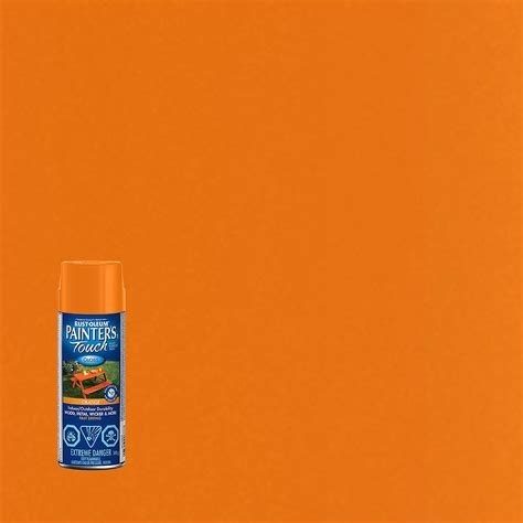 Rust Oleum Painters Touch Multi Purpose Paint In Gloss Orange 340 G