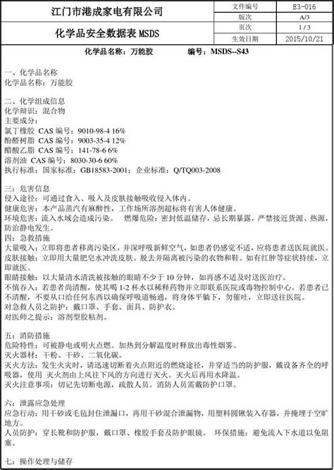 Msds Word