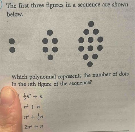 Solved The First Three Figures In A Sequence Are Shown Below Which