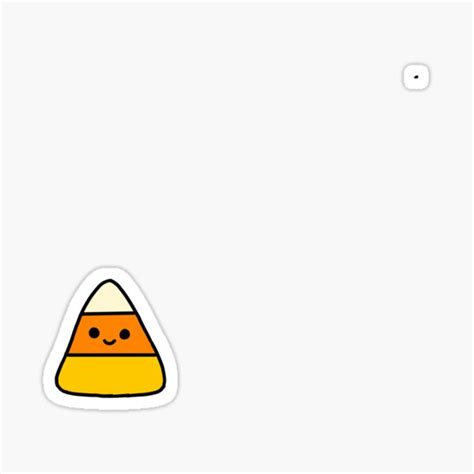 Candy Corn Sticker Sticker For Sale By Stickerinked Redbubble