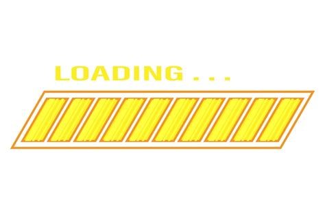 Premium Vector Loading Progress Bar Sticker Design