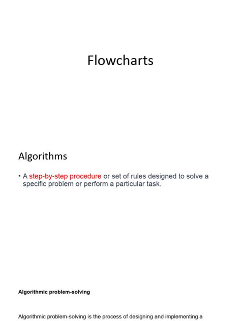 flowcharts pdf algorithms hamburgers