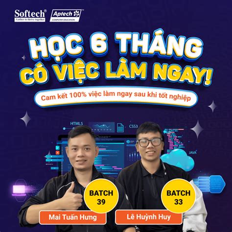 Softech Aptech HỌc LẬp TrÌnh Fullstack TẠi Softech Aptech CƠ HỘi Thay ĐỔi TƯƠng Lai