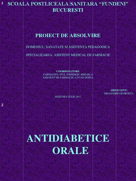 Antidiabetice Orale Pdf