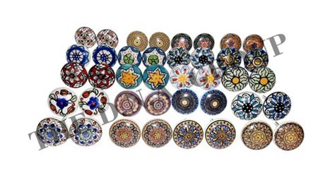 Ceramic Drawer Knobs For Dresser Wardrobe Cabinet Cupboard Handle