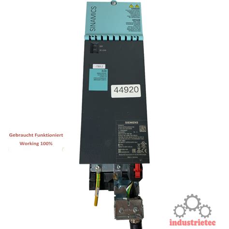 Siemens Sinamics 6sl3120 1te23 0ad0 Single Motor Module 1 100 00