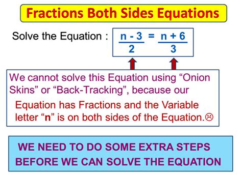 Fractions On Both Sides Equations Passy S World Of Mathematics