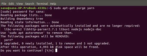 How To Install Yarn Npm Client On Ubuntu And Manage Dependencies