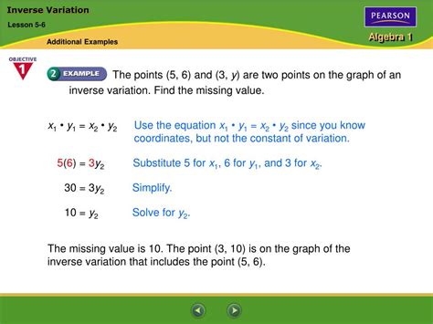 PPT Inverse Variation PowerPoint Presentation Free Download ID