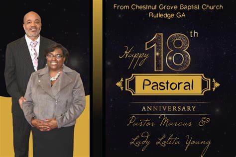 Pastor Anniversary Template Postermywall