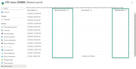 Getting Started With Windows 365 Part 6 Point In Time Restore Just Another Windows Noob
